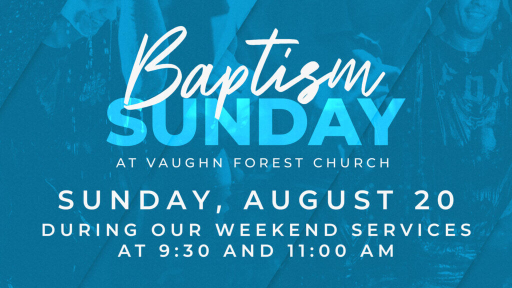 Baptism Sunday